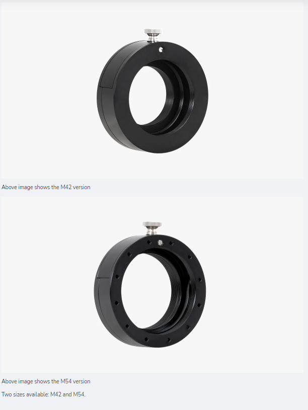 ZWO 2″ Filter Drawer with M42 male / M48 female Connections - Mark II ...