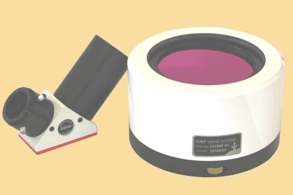 Lunt LS100FHa/B1800d2 H-Alpha Solar Filter - Rother Valley Optics Ltd