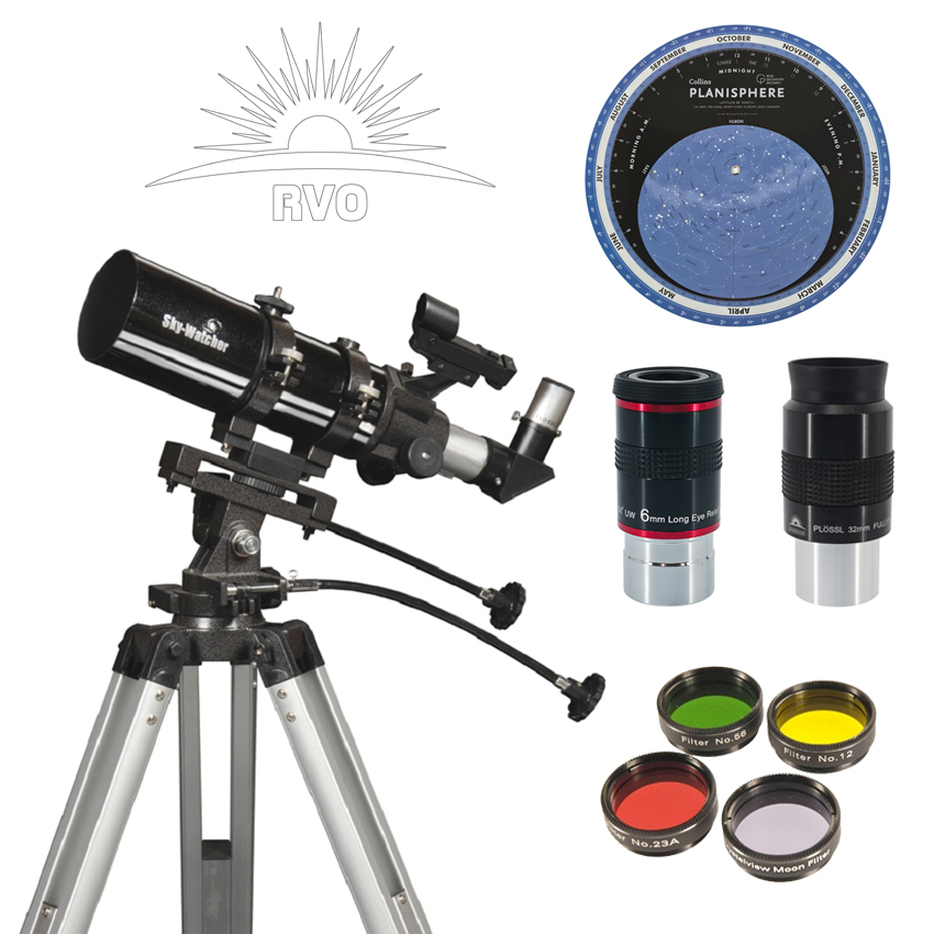 Skywatcher Startravel 80 AZ3 Alt Azimuth Telescope Observers Bundle ...