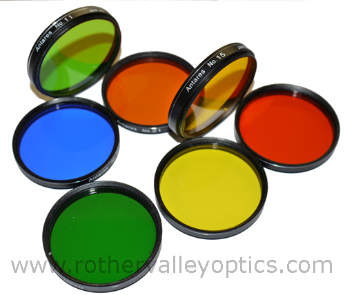 Antares 7 Piece Colour Filter Set 2" - Rother Valley Optics Ltd
