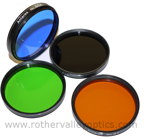 Antares 4 Piece Colour Filter Set 2" - Rother Valley Optics Ltd