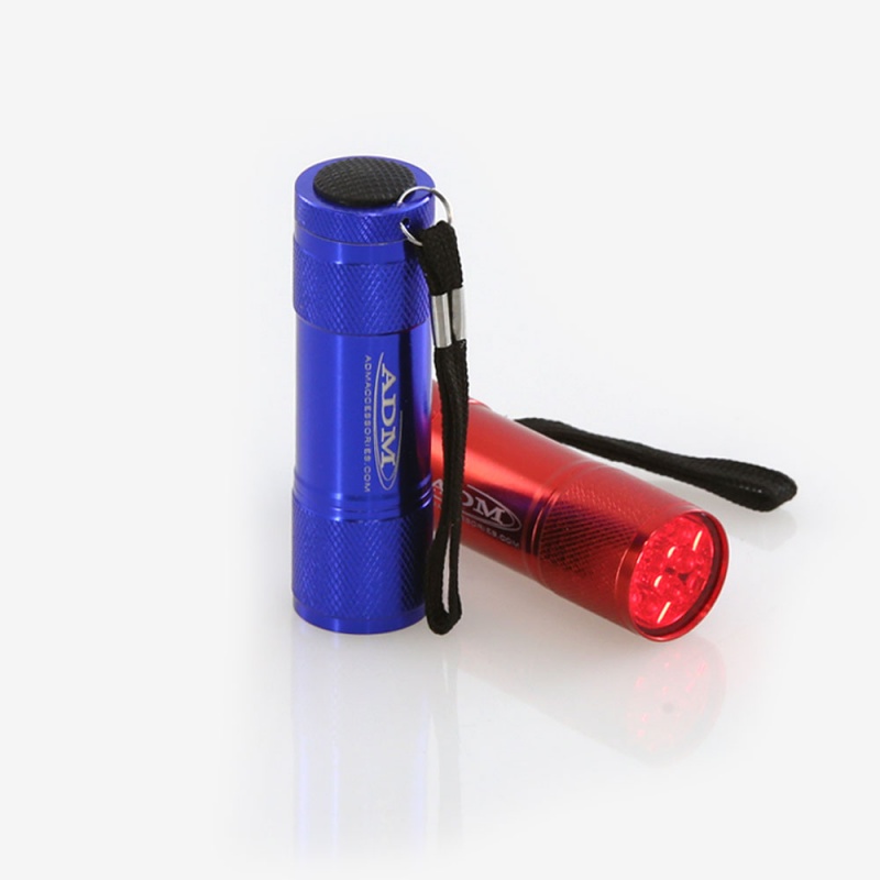 ADM Red LED Flashlight Torch Various Colours Available