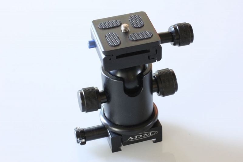 ADM Mini Dovetail System Ball Head Camera Mount - Rother Valley Optics Ltd