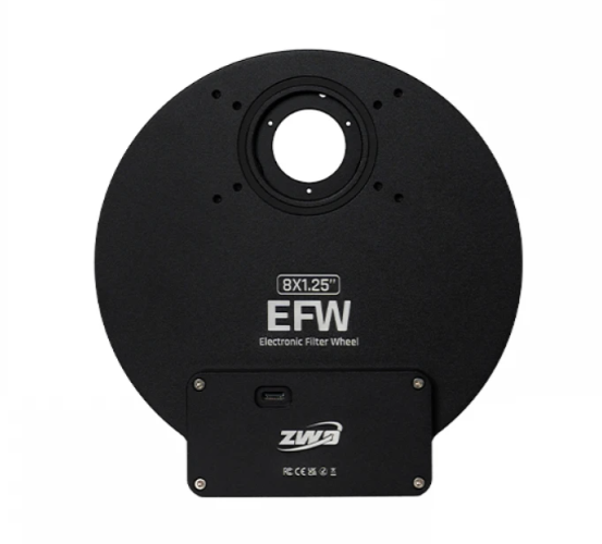 ZWO EFW Precision 8 Position Filter Wheel For 1.25" and 31mm Filters ...