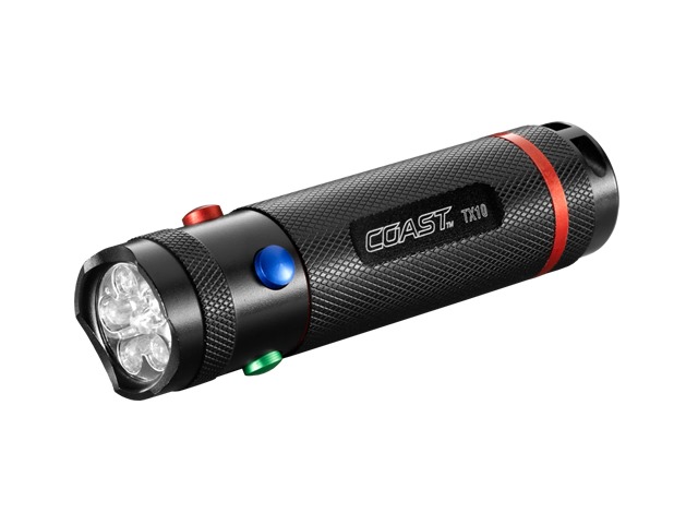 Coast TX10 Quad Colour L.E.D Torch - Rother Valley Optics Ltd