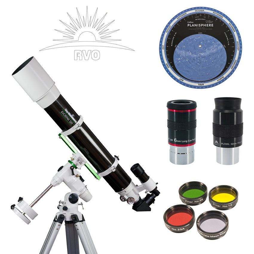 Skywatcher Evostar 120 EQ3-2 Telescope Observers Bundle - Rother Valley ...