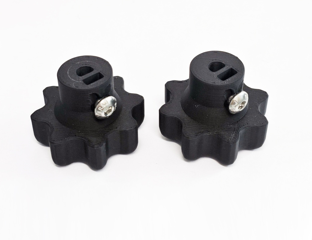 RVO Slow Motion Knob Set With Securing Screw - Rother Valley Optics Ltd