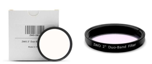 ZWO Duo-Band Dual Narrowband Filter 2" - Rother Valley Optics Ltd