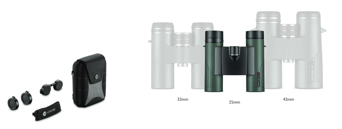 Hawke Frontier ED X 8 x 25 Compact Binoculars - Rother Valley Optics Ltd