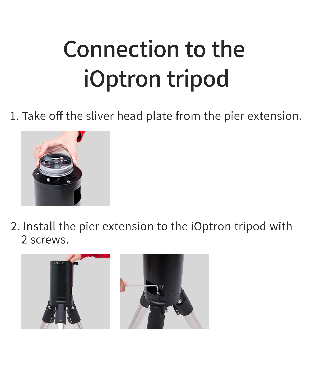 ZWO PE200 Pier Extension For AM5 Mount - Rother Valley Optics Ltd